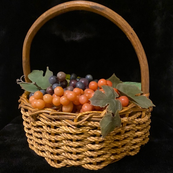 vintage Rattan | Accents | Vintage Rattan Basket | Poshmark